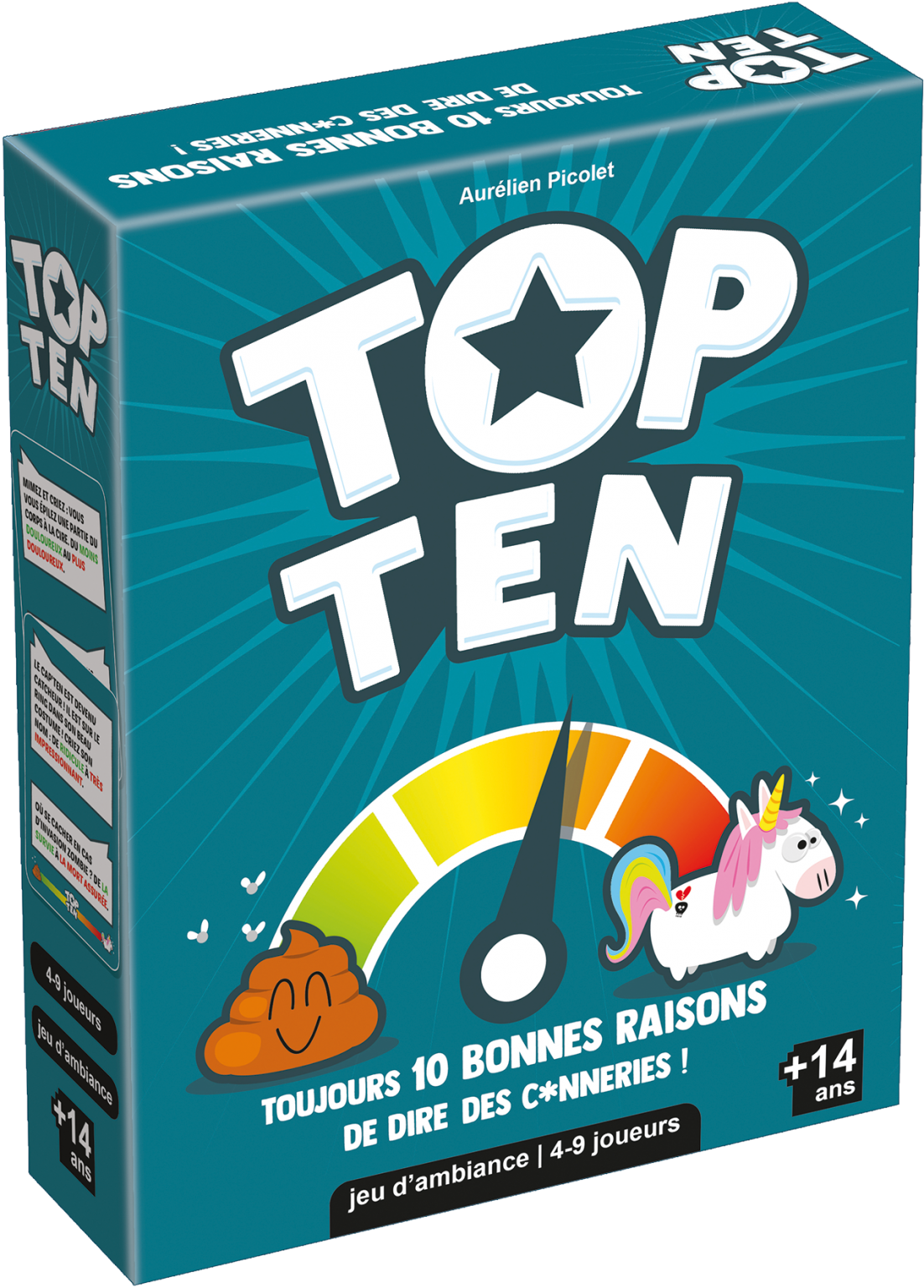 Top Ten - Jeu coopératif d'ambiance, pour lâcher nos clowns